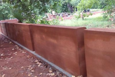 Rammed Earth building – Auroshivas good earth institute